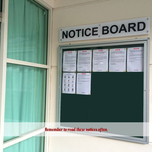 Notice - Guild Notice Board | SPGG