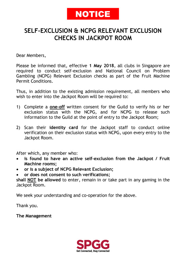 Notice - NCPG | SPGG