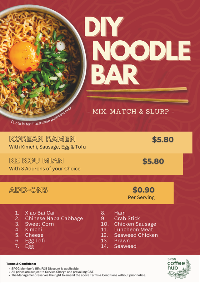 DIY Noodle Bar | SPGG